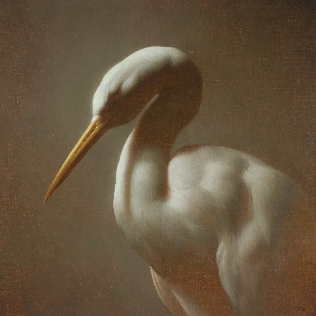 Devin Cecil-Wishing, "Egret" SOLD – SPRING/BREAK Art Show