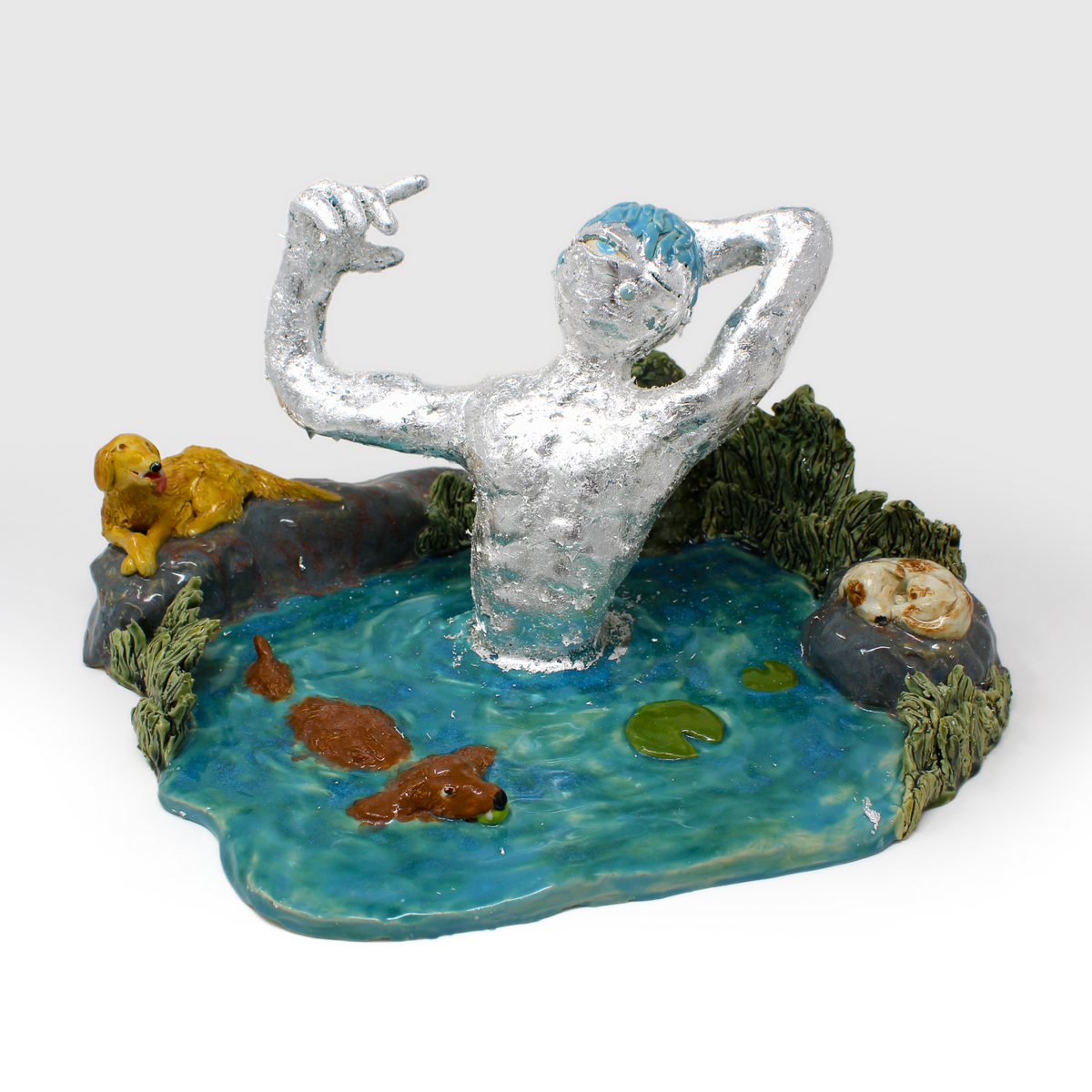 Colin J Radcliffe, Puppy Puddle (Actaeon) – SPRING/BREAK Art Show