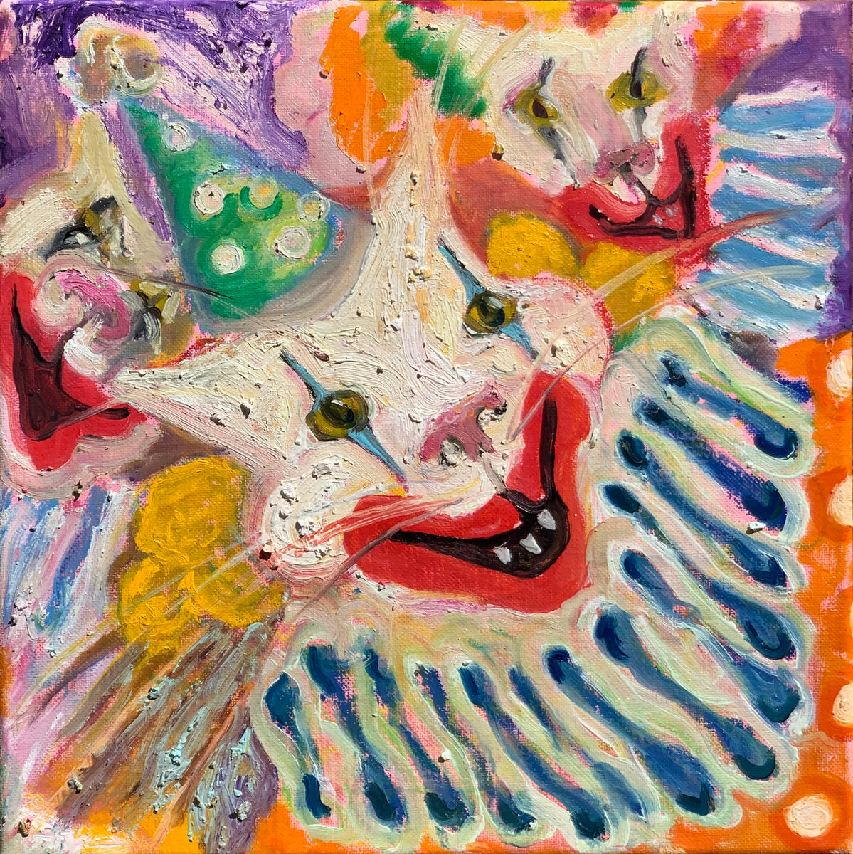 Mary Gagler, "Clown Cats" – SPRING/BREAK Art Show
