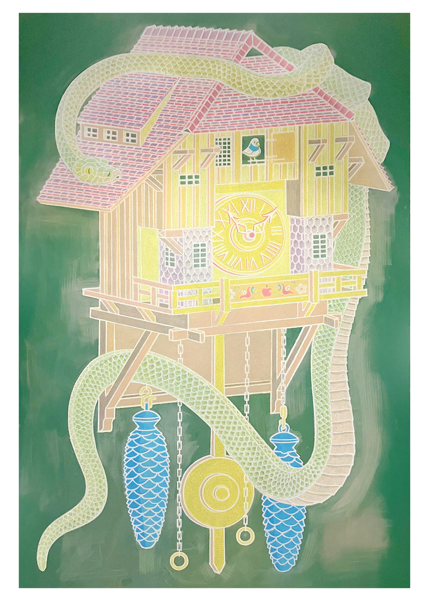 Jonathan Peck, Going Cuckoo with a Snake – SPRING/BREAK Art Show