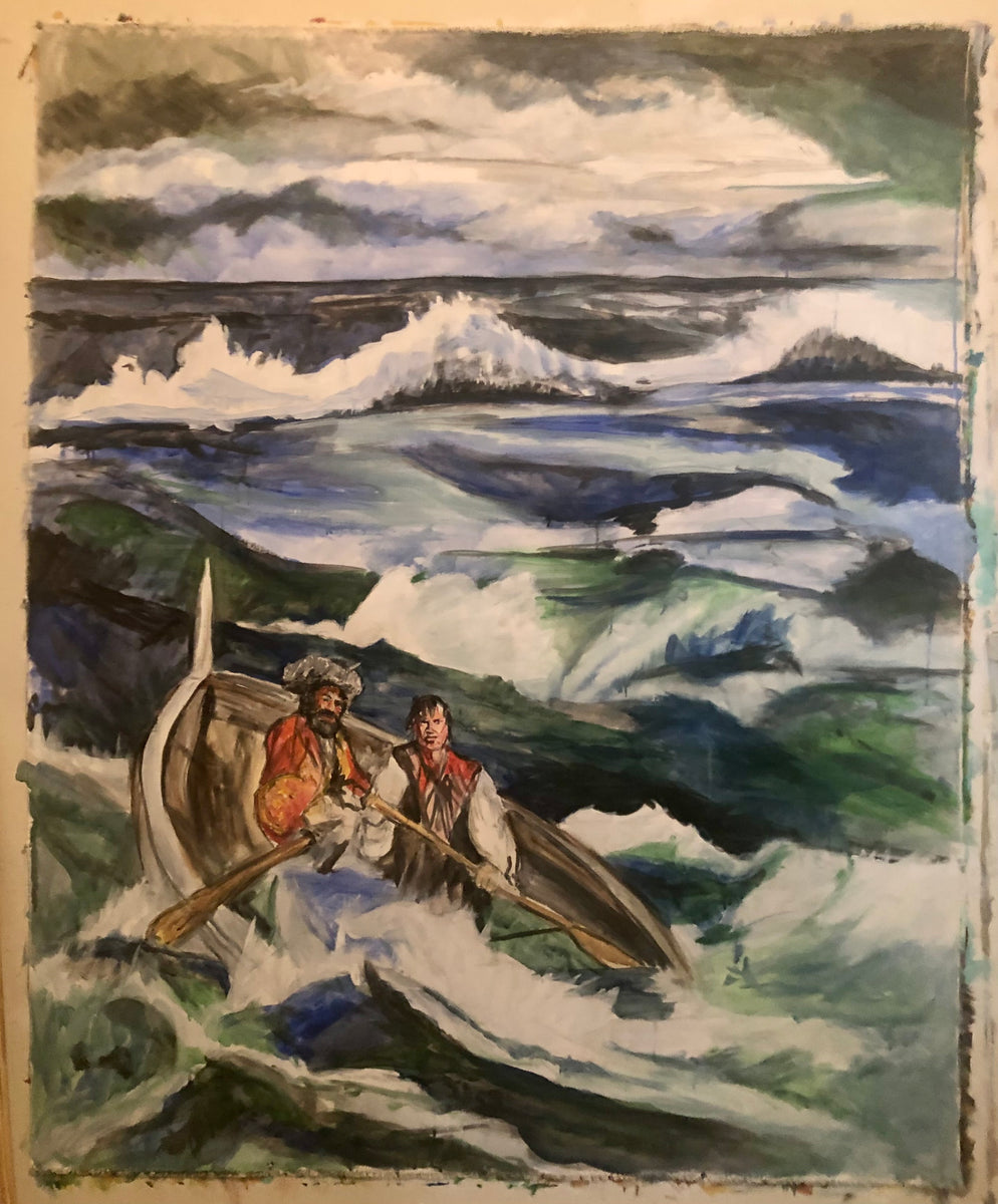 Dale Wittig, "Sinking Rowboat with Pirates" – SPRING/BREAK Art Show