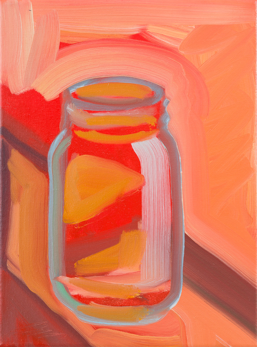 Peter Gynd, "Mason Jar in Orange" – SPRING/BREAK Art Show