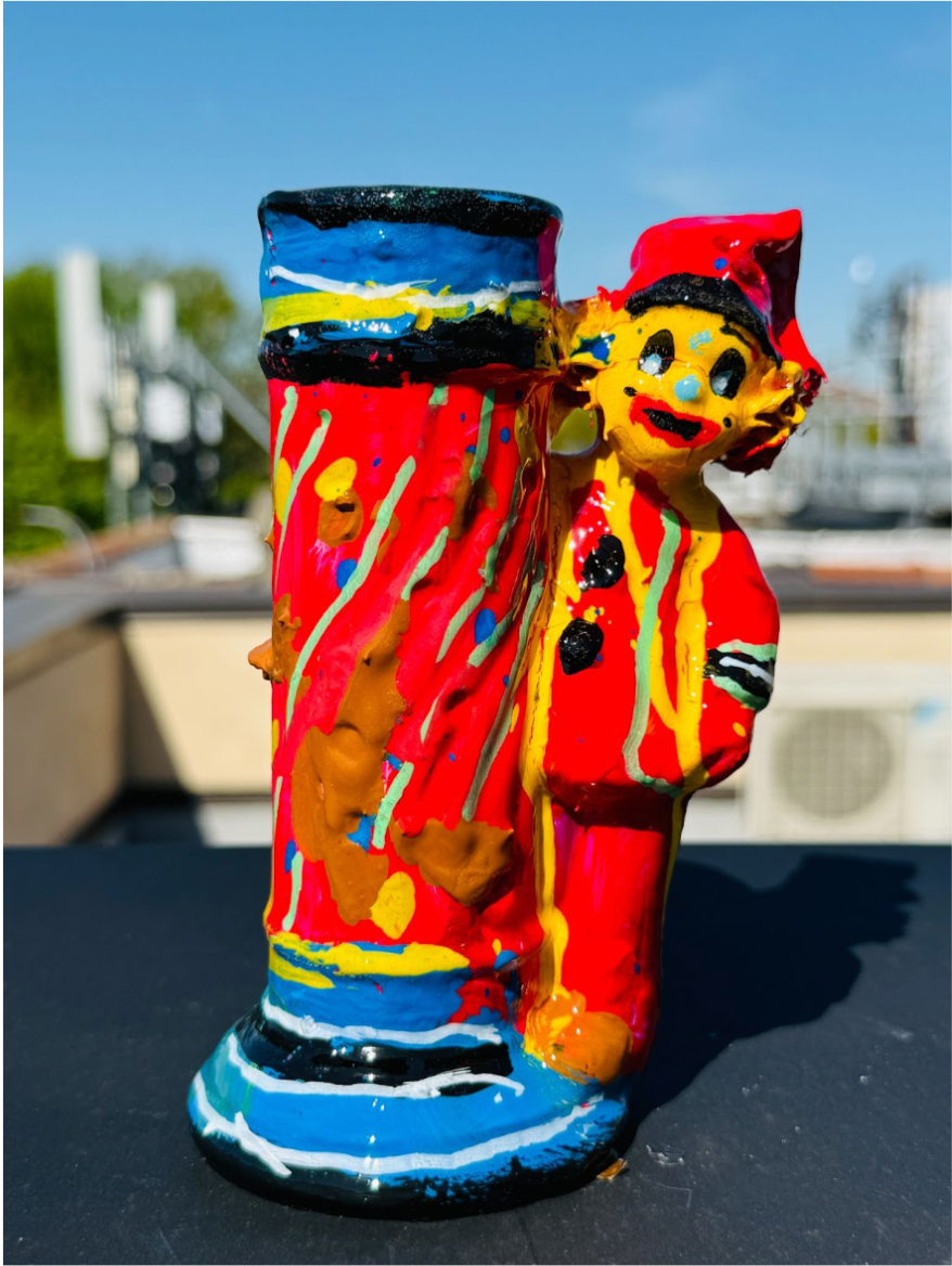 Brian Andrew Whiteley, "Clown Peek a Boo" – SPRING/BREAK Art Show