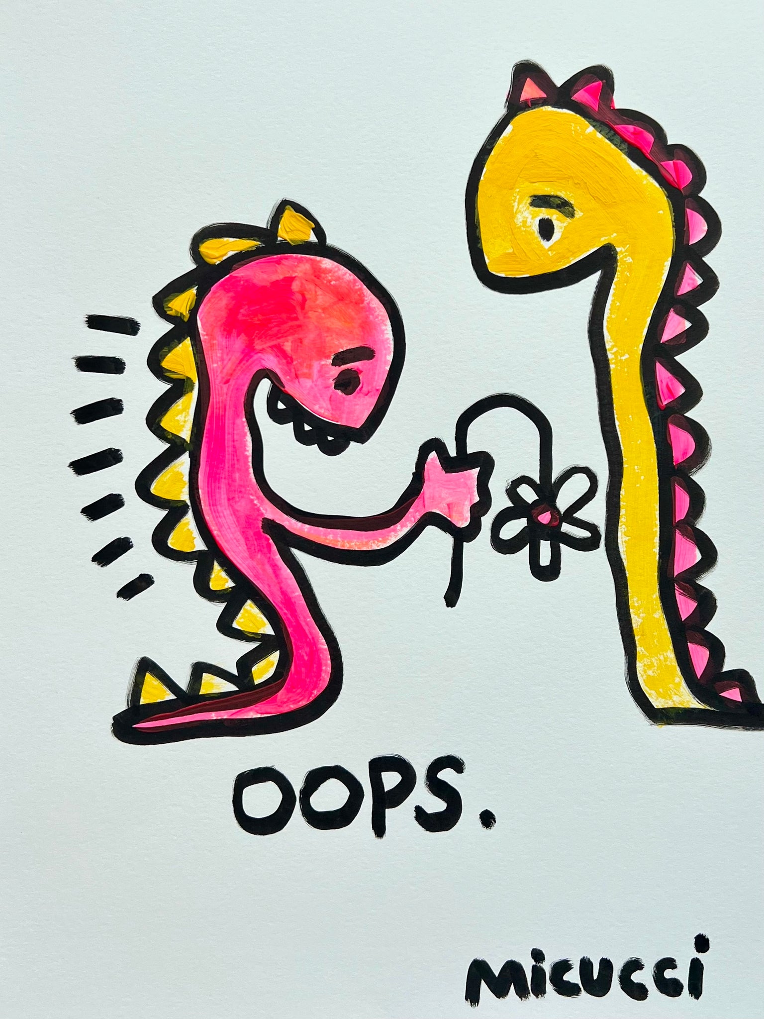 Kate Micucci Oops Sold Springbreak Art Show 1980