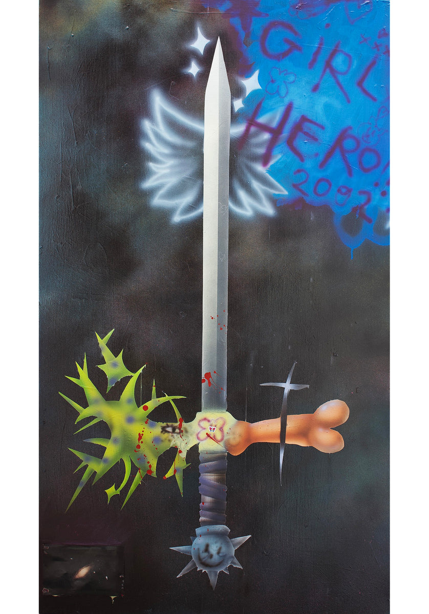Zachary Ochoa, "GIRL HERO/SWORD OF FAITH 2002!!!" SOLD – SPRING/BREAK ...