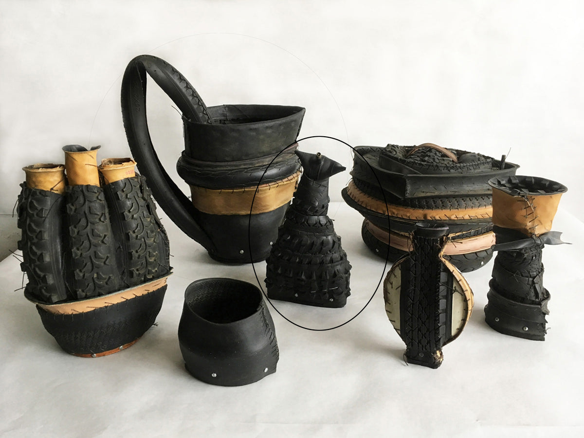 Judy Richardson, "Tire Jars - Flask" SOLD – SPRING/BREAK Art Show