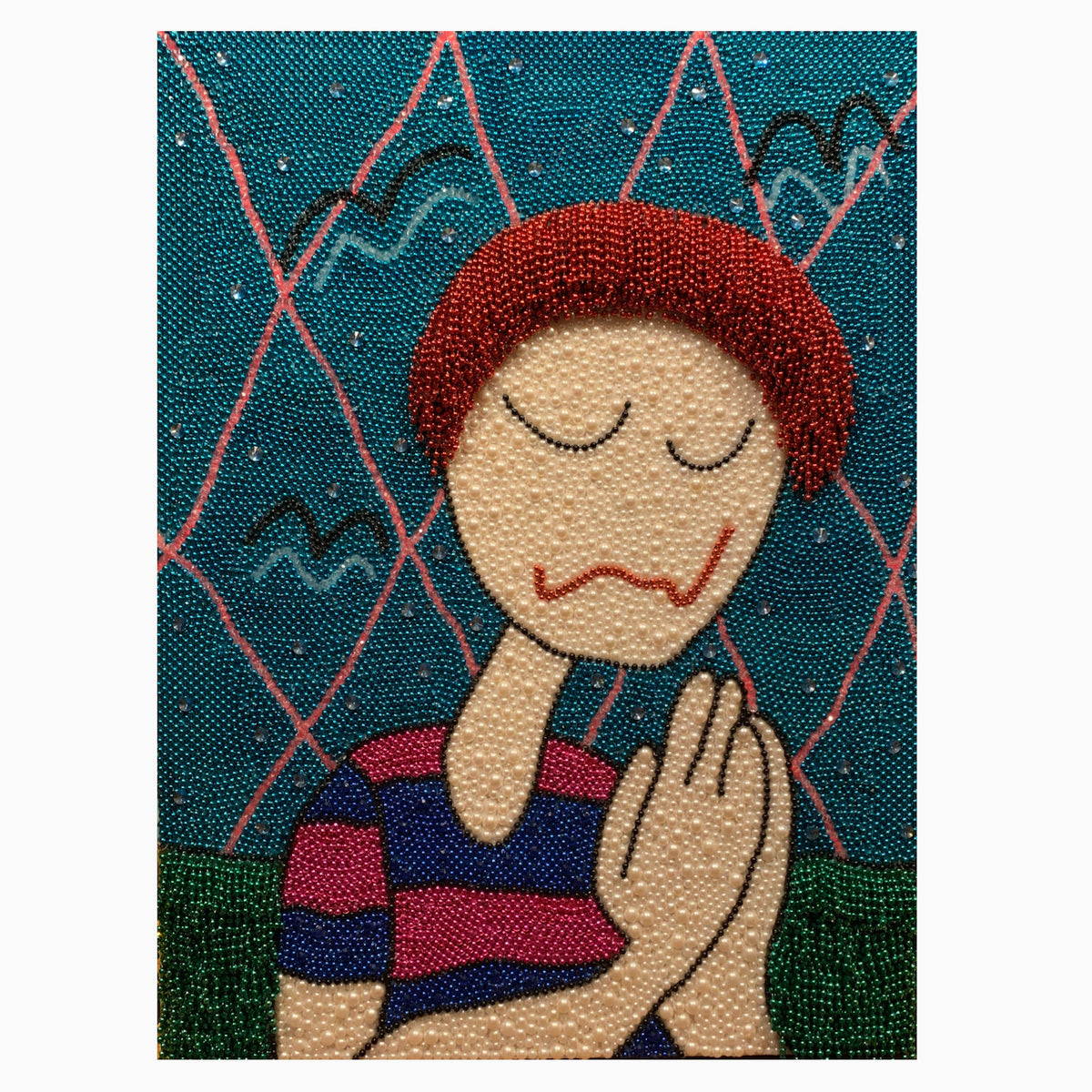 Benjamin Cabral, "Self Portrait in the Garden (Praying)" – SPRING/BREAK ...