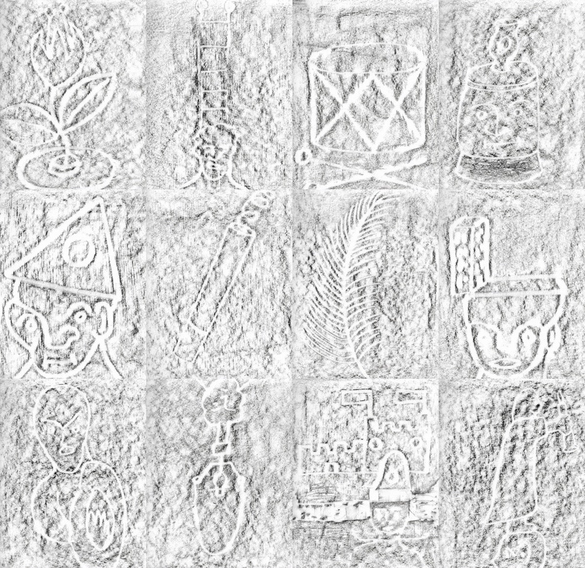 Robin Winters, "12 Rubbings" – SPRING/BREAK Art Show