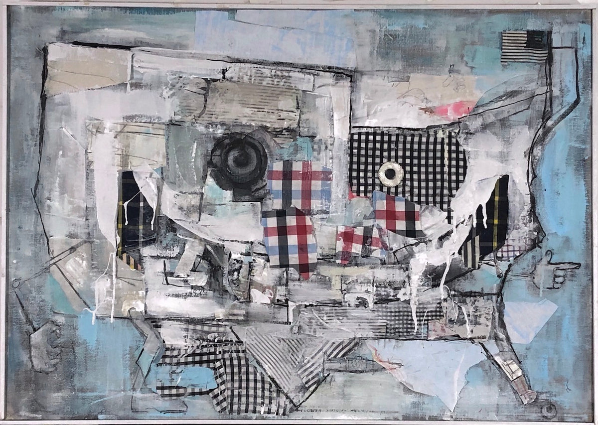 Mike Cockrill, "American Map (Red, White and Blue Checks)" – SPRING ...