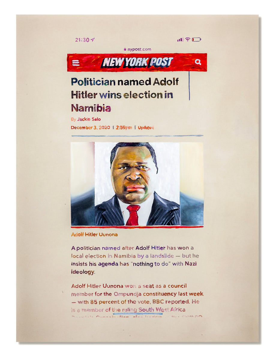 Max Rippon, "Hitler" – SPRING/BREAK Art Show