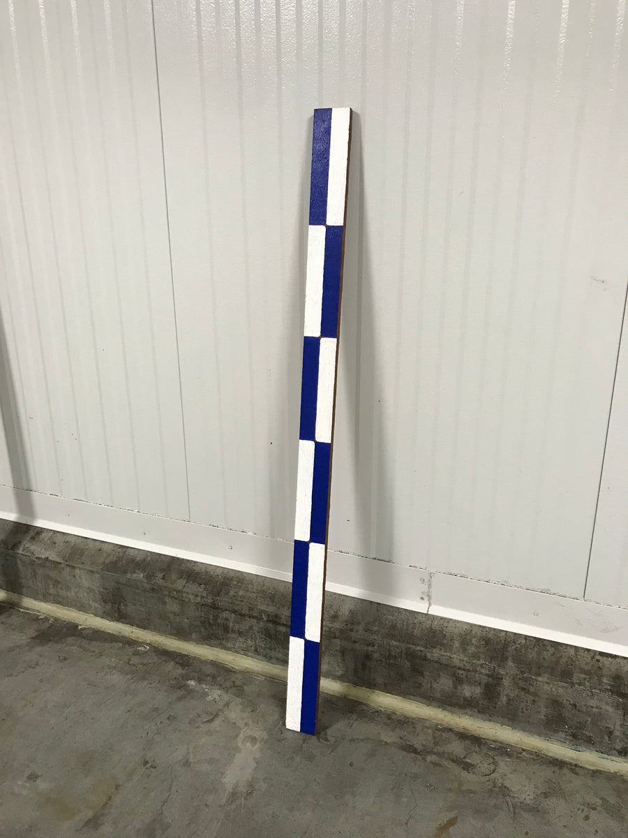 John Emison, "Scale Stick (Blue/White)" – SPRING/BREAK Art Show