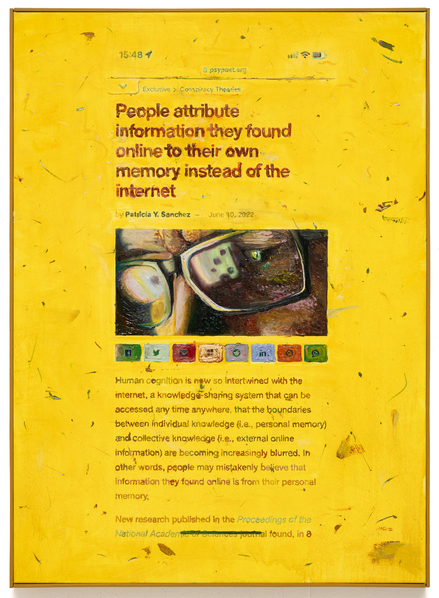 Max Rippon, “Memory Instead Of The Internet” – SPRING/BREAK Art Show