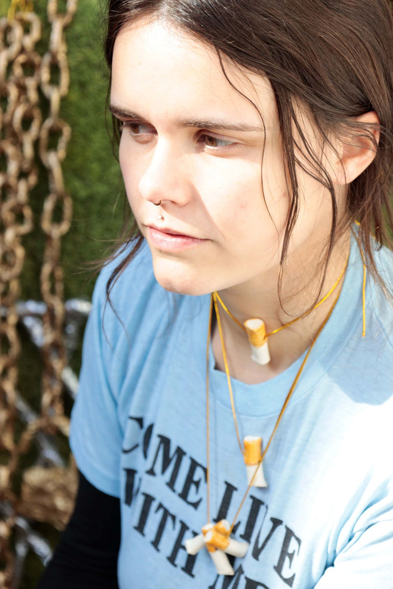 Taylor Lee Nicholson, "Cigarette Butt Necklace" – SPRING/BREAK Art Show