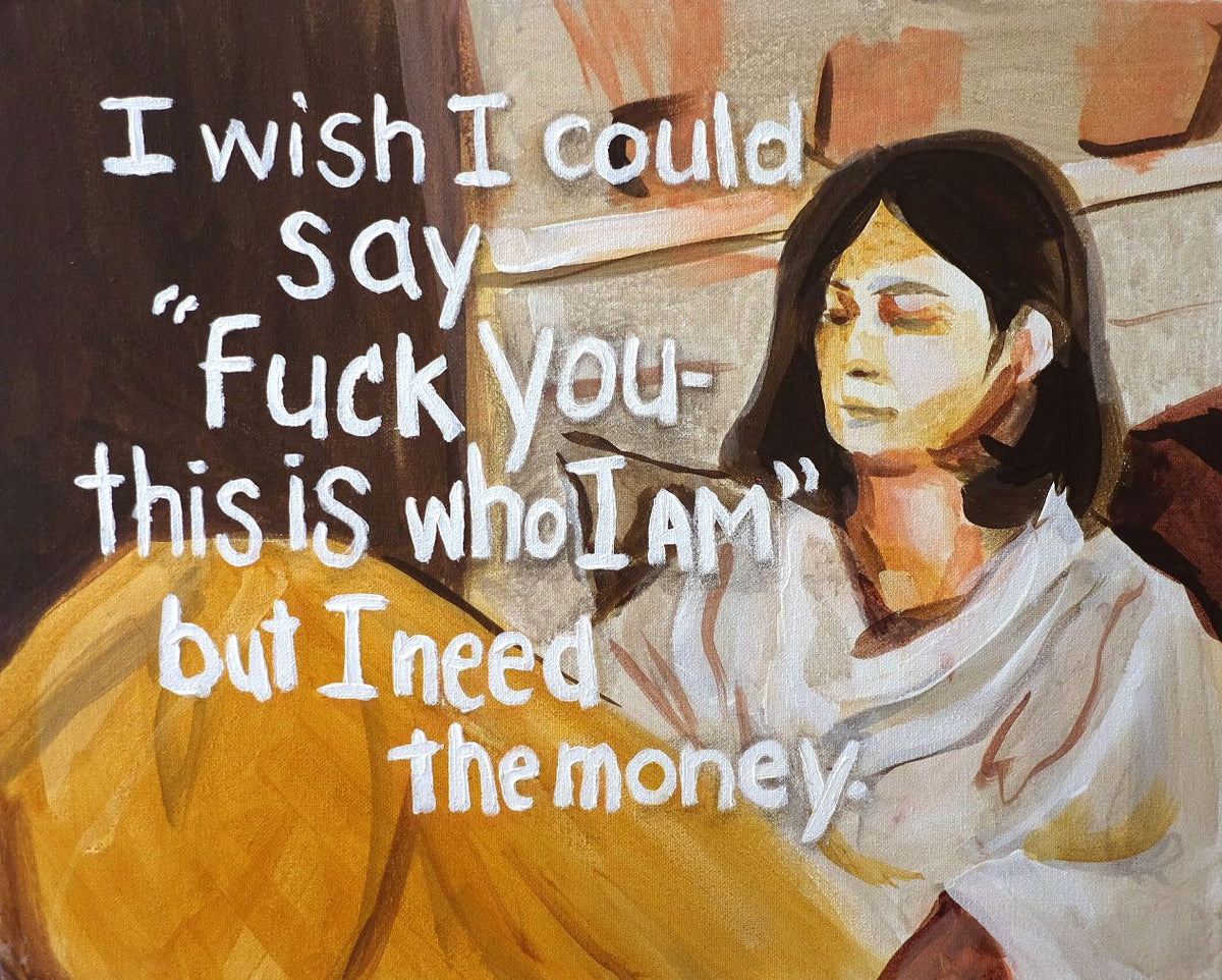 Skye Cleary, "I Need the Money" – SPRING/BREAK Art Show