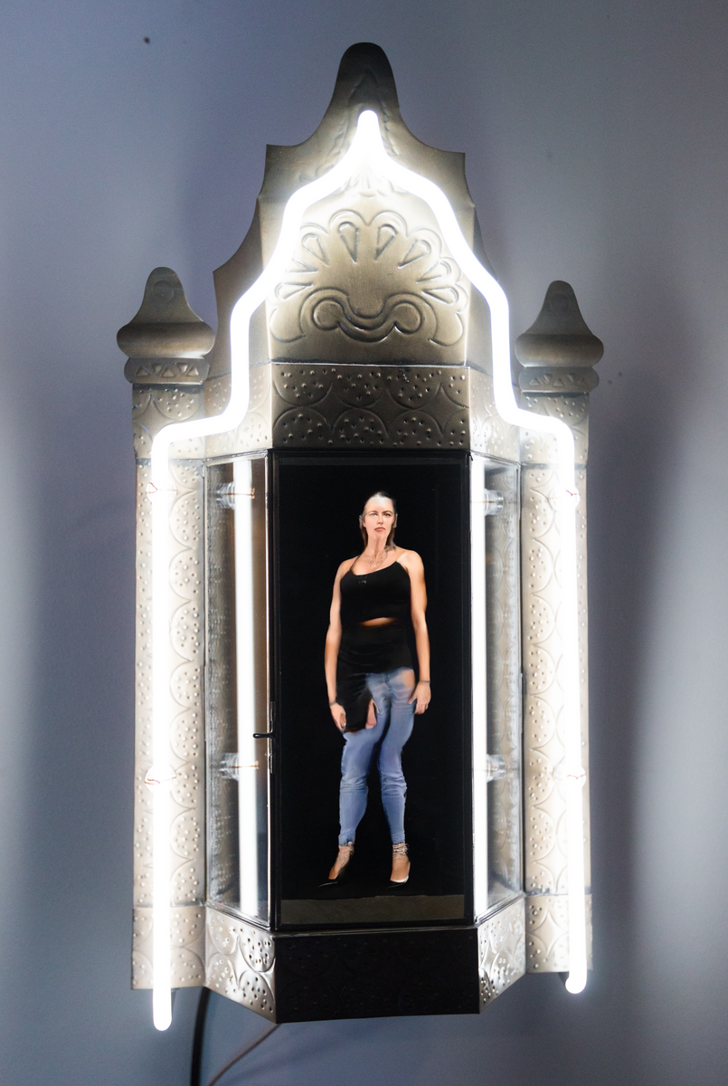 Gabe BC, "Neon Nicho Silver" – SPRING/BREAK Art Show