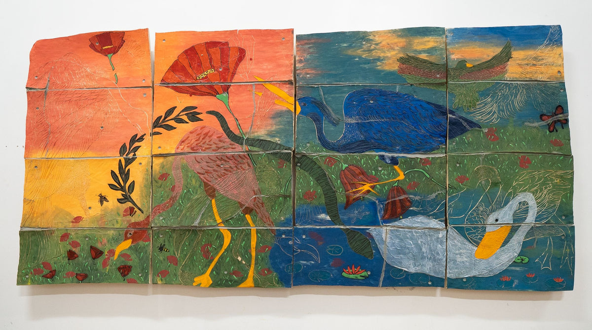 Emily Marchand, "summer field of coquelicots" SOLD – SPRING/BREAK Art Show